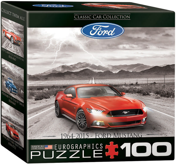 2015 Ford Mustang GT Fifty Years of Power 100 Piece Mini Puzzle - Quic