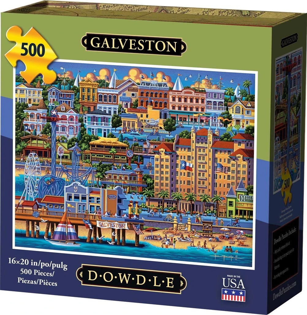 Galveston 500 Piece Puzzle - Quick Ship