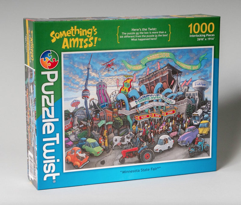Minnesota State Fair 1000 Piece Puzzle Twist Jigsaw Puzzle - Quick Shi