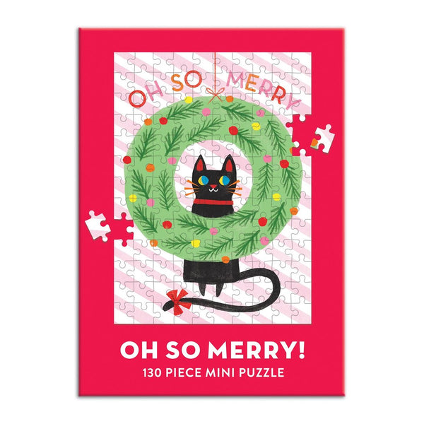 Oh So Merry 130 Piece Mini Jigsaw Puzzle - Quick Ship